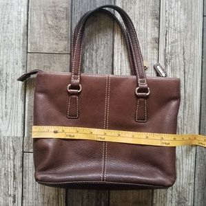 Fossil | Bags | Fossil Brown Leather Bag | Poshmark